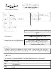 Job Description Form - Ruah Community Services