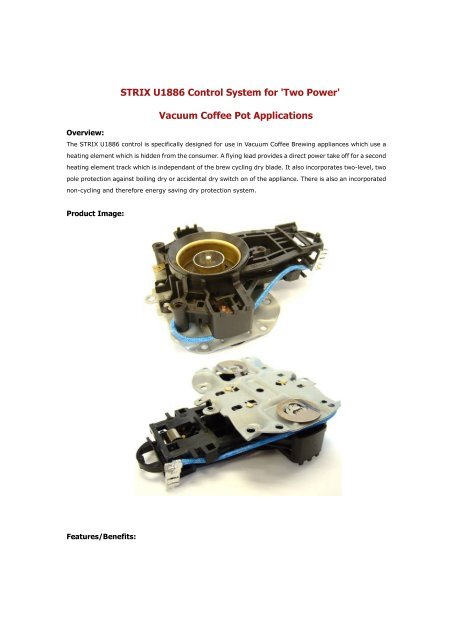 STRIX U1886 Control System for 'Two Power ... - STRIX Limited