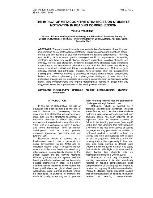 motivation in reading comprehension