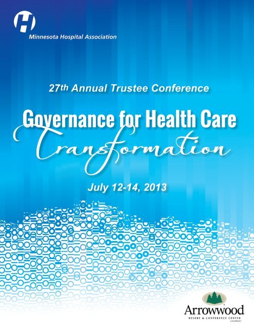 download the conference brochure - Minnesota Hospital Association