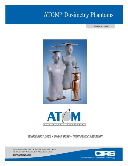 ATOMÂ® Dosimetry Phantoms - PI Medical