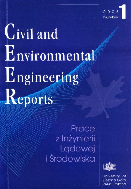 Civil and Environmental Engineering Reports