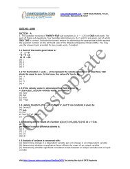 Sample Test Paper - GATE