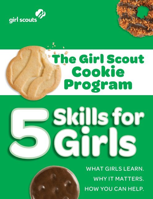 The Girl Scout Cookie Program - 5 Skills for Girls - Girl Scouts of the ...