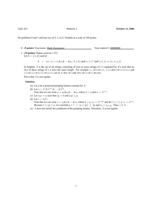 Practice solutions - Ugrad.cs.ubc.ca