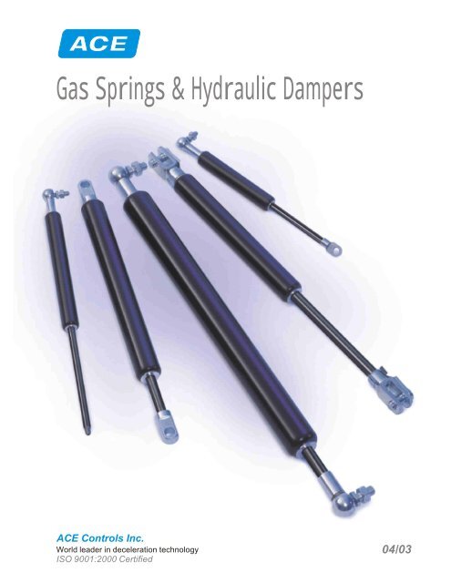 Gas Springs & Hydraulic Dampers - Aqua Phoenix