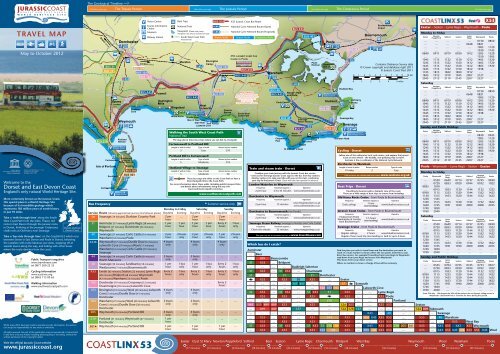 TRAVEL MAP - Jurassic Coast
