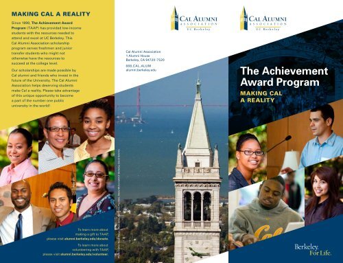 The Achievement Award Program Brochure - Berkeley City College
