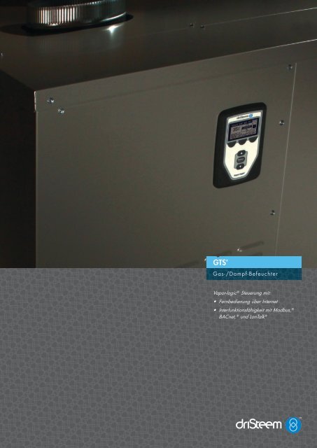 Gas-/Dampf-Befeuchter - DRI-STEEM