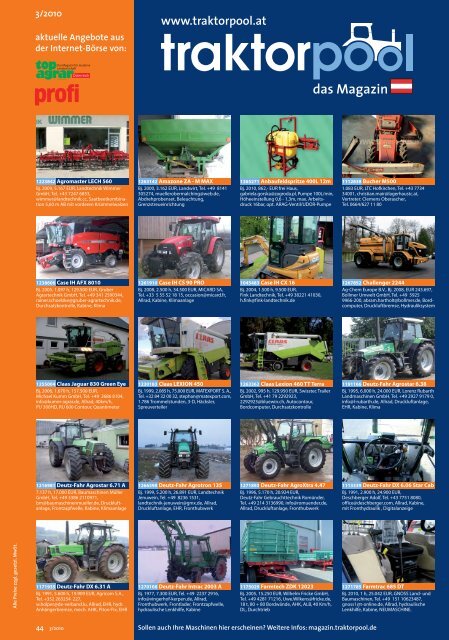 das Magazin - traktorpool-Magazin - Traktorpool.de