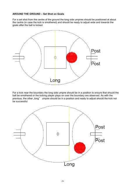The DOUBLE SIDE umpires w