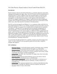 Hazard Analysis Critical Control Point Plan (HACCP): An Overview
