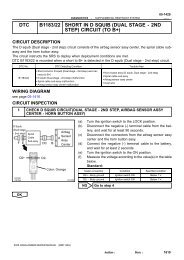 dtc b0103/12 short in d squib circuit (to b+) - Highlander Club