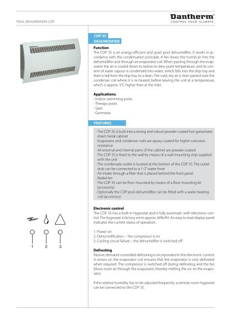 Dantherm CDP Data Sheet