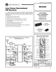 MC3357 Low Power Narrowband FM IF