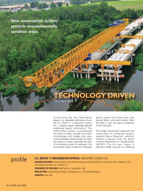 U.S. Route 17 Washington Bypass - Aspire - The Concrete Bridge ...