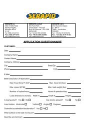 lift system - Serapid