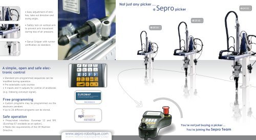 A simple, open and safe elec- tronic control - Sepro