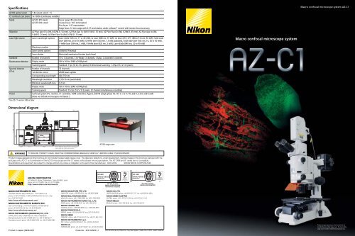 Macro confocal microscope system