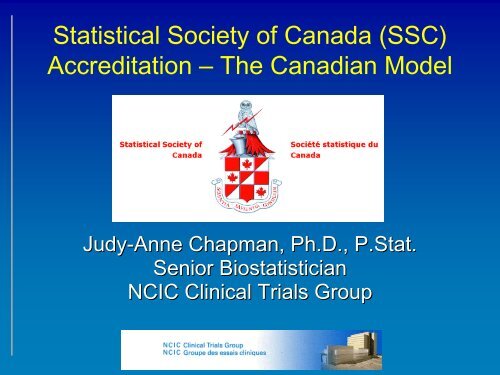 Statistical Society of Canada (SSC) Accreditation â The Canadian ...