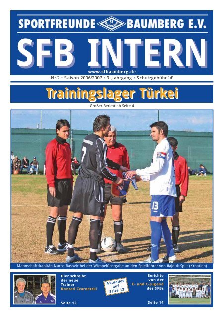 Trainingslager Türkei 2007 MEGAtherm - SF Baumberg