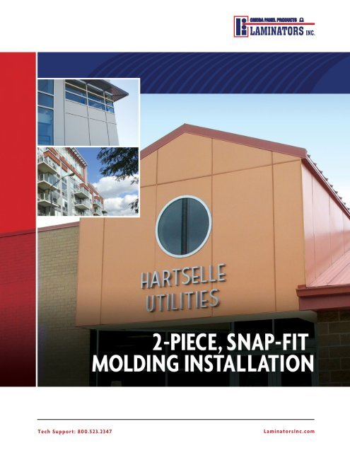 2-Piece, Snap-Fit Molding - Laminators Inc.