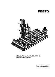 Célula de Fabricación Flexible, MPS-C Estación 3: Proceso Festo ...