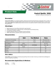 Syntilo 9913 - Castrol TDS