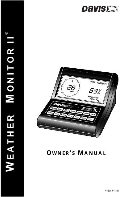 Weather Monitor II - Davis Instruments Corp.
