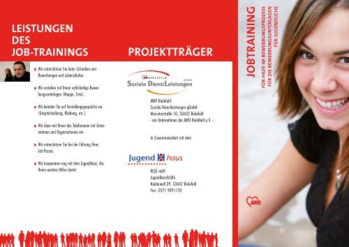 Jo btr a in in g proJektträger - AWO Kreisverband Bielefeld e.V.
