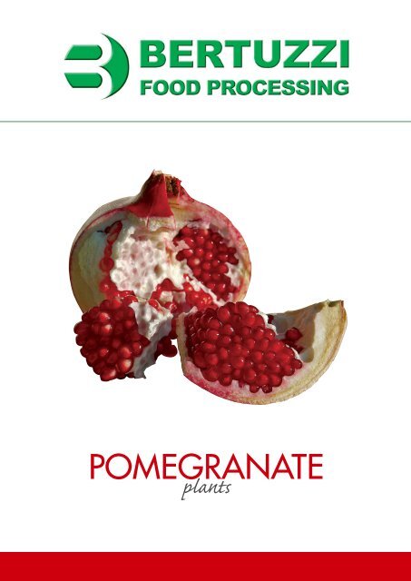 POMEGRANATE - Bertuzzi Food Processing