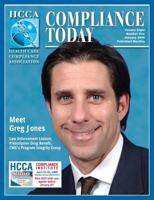 Meet Greg Jones - Health Care Compliance Association