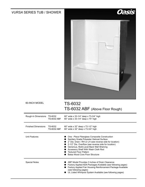 TS-6032 - Oasis Bath