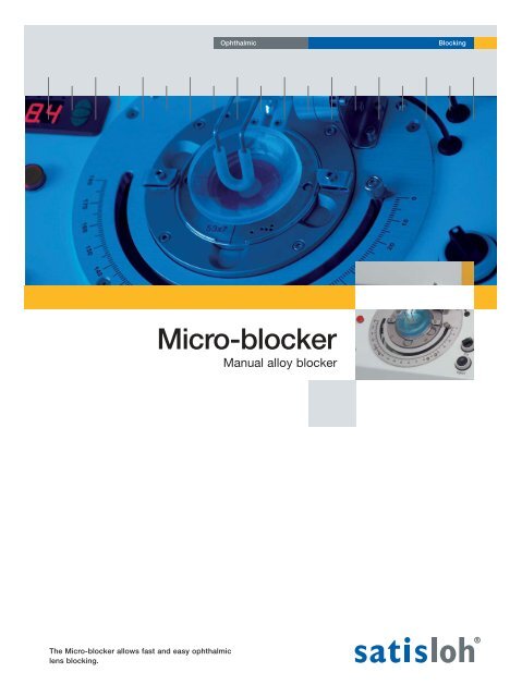 Micro-blocker - Satisloh