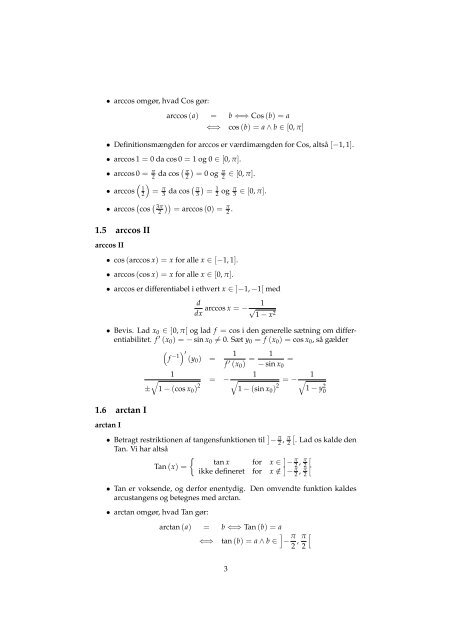 arcsin omgør, hvad Sin g