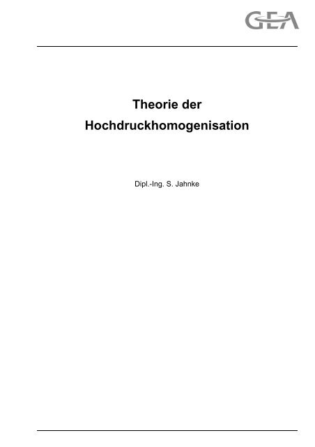 HDH Grundlagen - GEA Westfalia Separator Group