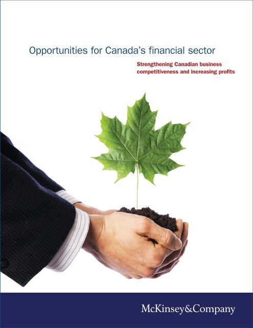 Opportunities for Canada's financial sector - McKinsey & Company
