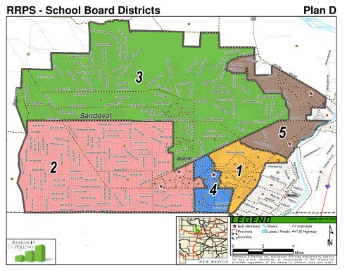 RRPS - School Board Districts Plan D - Rio Rancho Public Schools