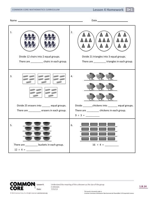 Lesson 4 Homework 3â ¢1 - Common Core