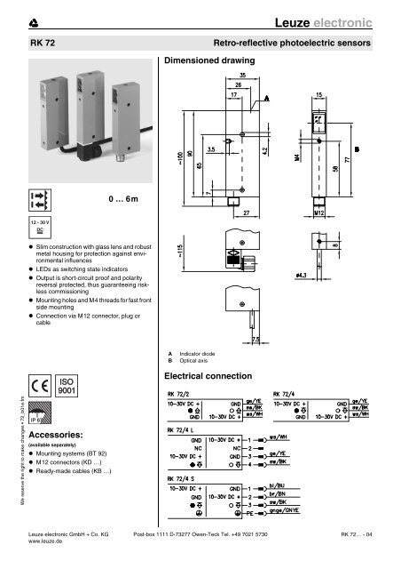 RK 72/2 - Galco Industrial Electronics