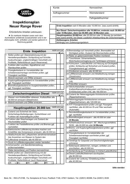 RANGE ROVER Typ LP - Allrad-Kontor Bremen