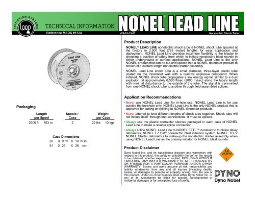 Technical Information Sheet - Buckley Powder Company