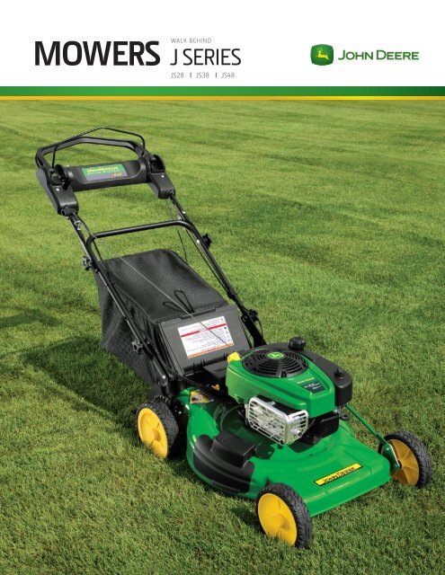 mowers walk behind j series - John Deere