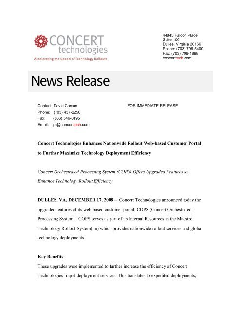 View PDF - Concert Technologies