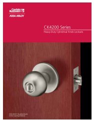 ED5000 Series - Corbin Russwin