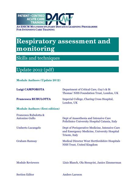 Pact performance assessment calculation tool - girlsdro