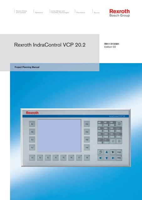 VCP20.2 Project Planning Manual - Bosch Rexroth