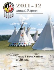 Get the 2012-2013 report - Treaty 8 First Nations of Alberta