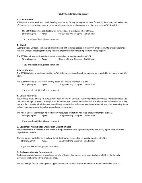 Appendix - Learning Resources Services: St. Cloud State University