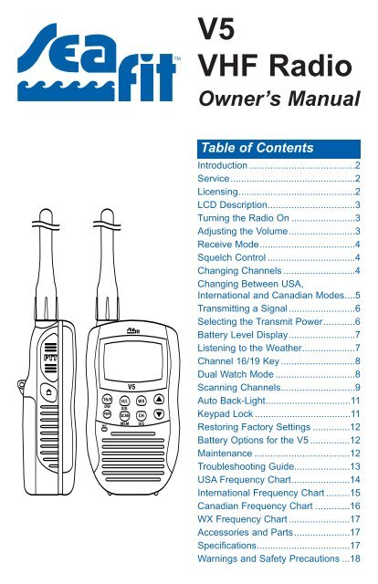 V5 VHF Radio - West Marine